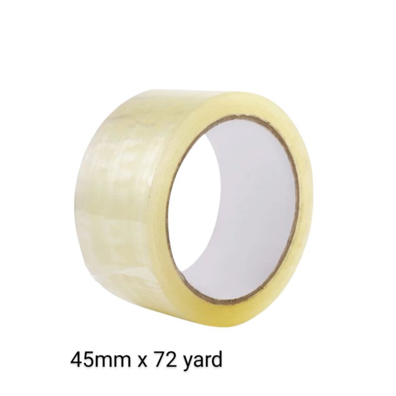Jual Lakban Bening Besar Lebar 45 mm Isi Panjang 72 Yard | Shopee Indonesia