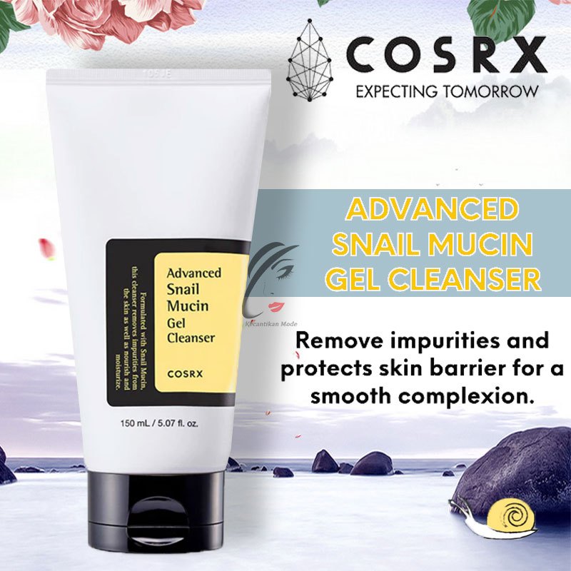 Jual Cosrx Advanced Snail Mucin Gel Cleanser 150ml Membersihkan Wajah ...