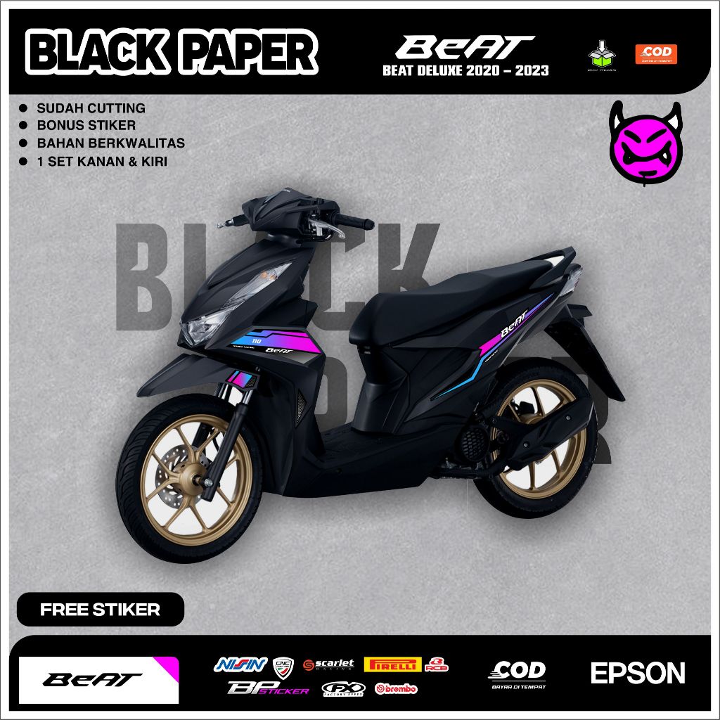 Jual Striping BEAT DELUXE SIMPEL 2020 2021 2022 2023 ( BT 05 ) | Shopee ...