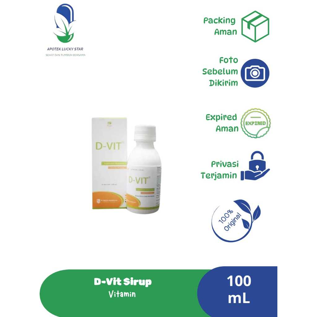 Jual D-Vit Syrup Isi 100 Ml Botol | Shopee Indonesia