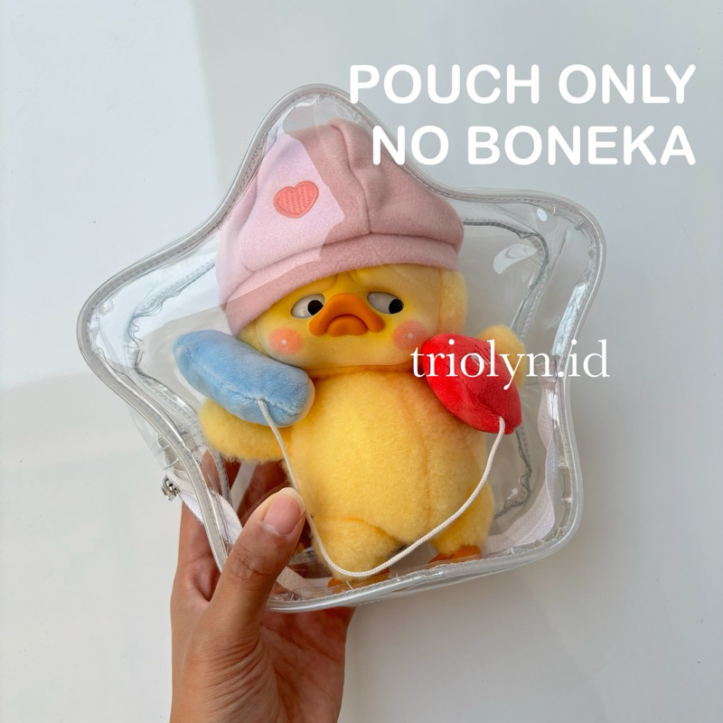Jual Pouch transparan PVC DOLL STAR keychain bag doll BABY THREE UPSET ...