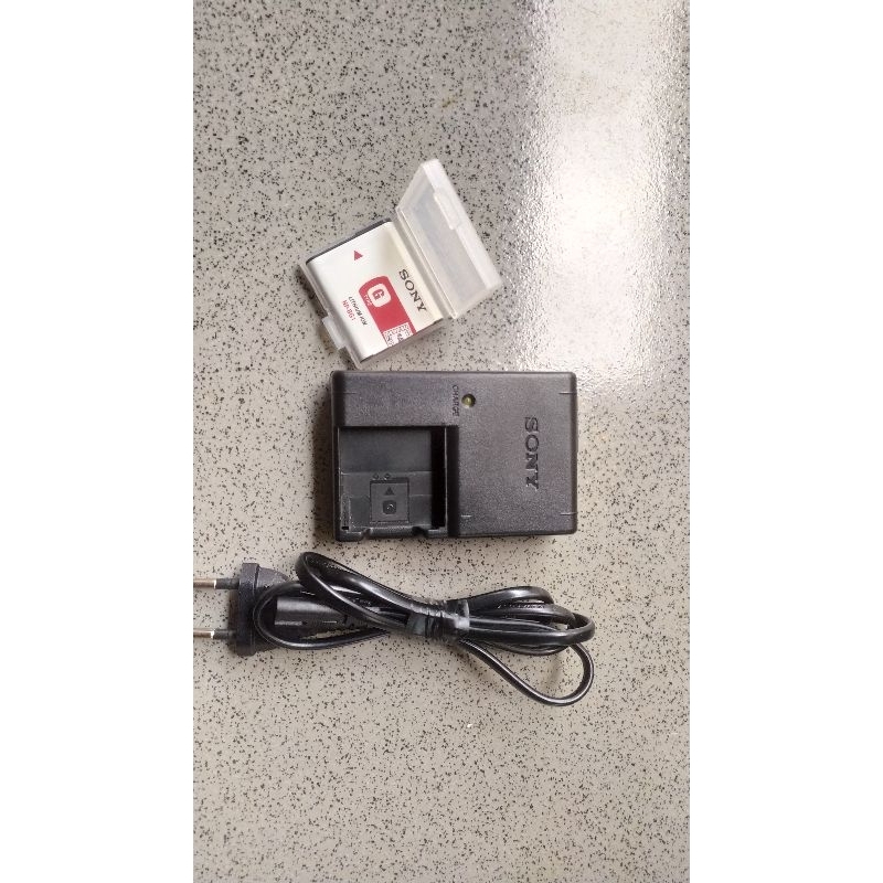 Jual Baterai sony np-bg1 dan cas | Shopee Indonesia