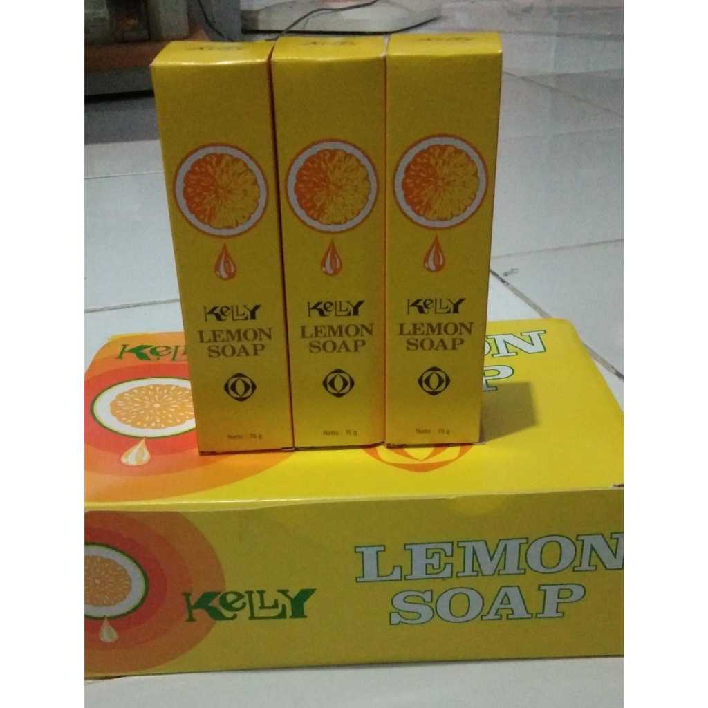 Jual Kelly Lemon Soap SABUN MUKA ukuran 75g (BESAR) | Shopee Indonesia