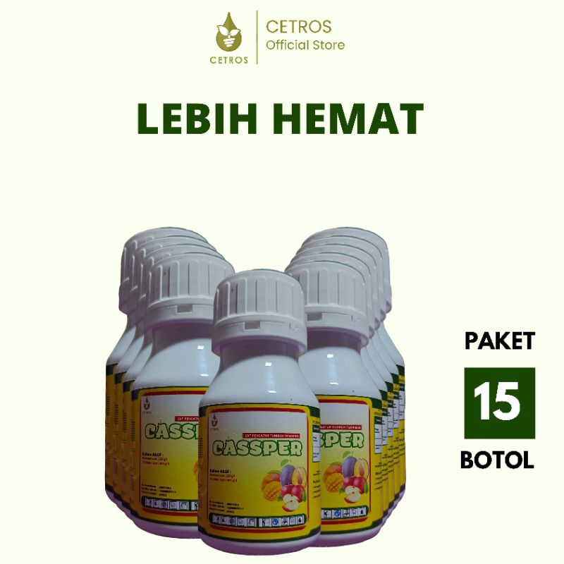 Jual CETROS [ PAKET 15 BOTOL ZPT CASSPER ] Zpt Cassper Pemacu Pembuahan ...