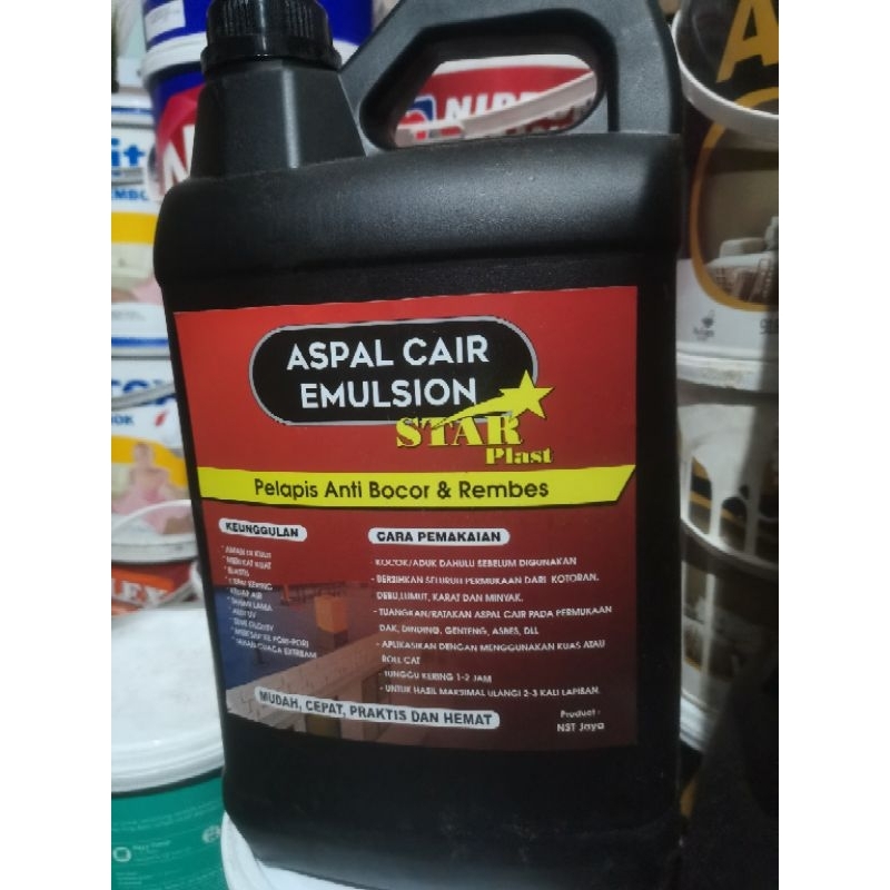 Jual aspal cair emulsion star plast kemasan galon | Shopee Indonesia