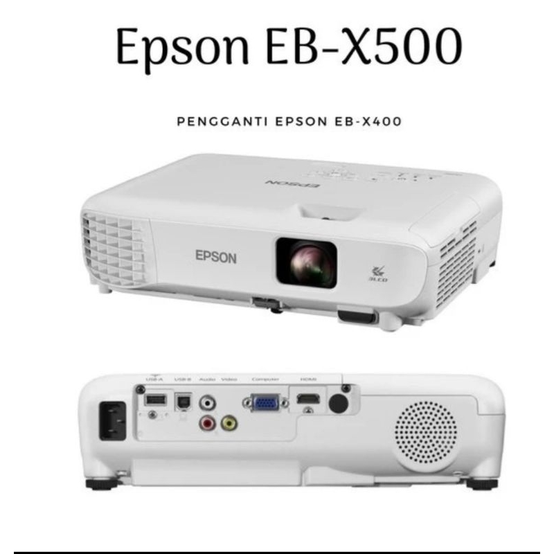 Jual Proyektor Epson EB-X500 XGA 3LCD 3600Lumens - Garansi Resmi | Shopee Indonesia