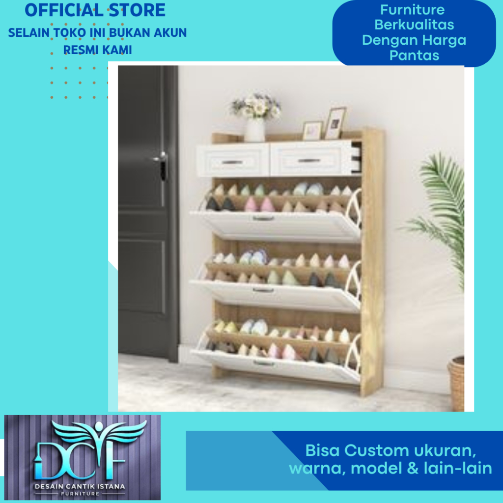 Jual Rak Sepatu Cabinet Desain Modern | Shopee Indonesia