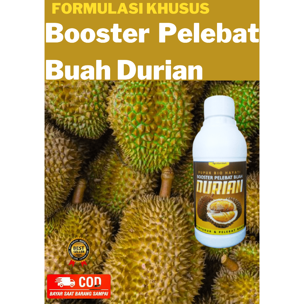 Jual Pupuk Booster Pelebat Buah Durian Organik / Pupuk Durian Pemacu dan Pelebat Buah Durian ...