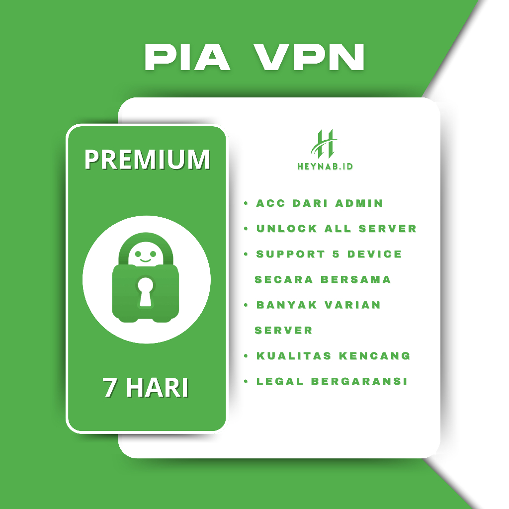 Jual PHIA VPN 7 HARI PREMIUM [PROMO] | Shopee Indonesia