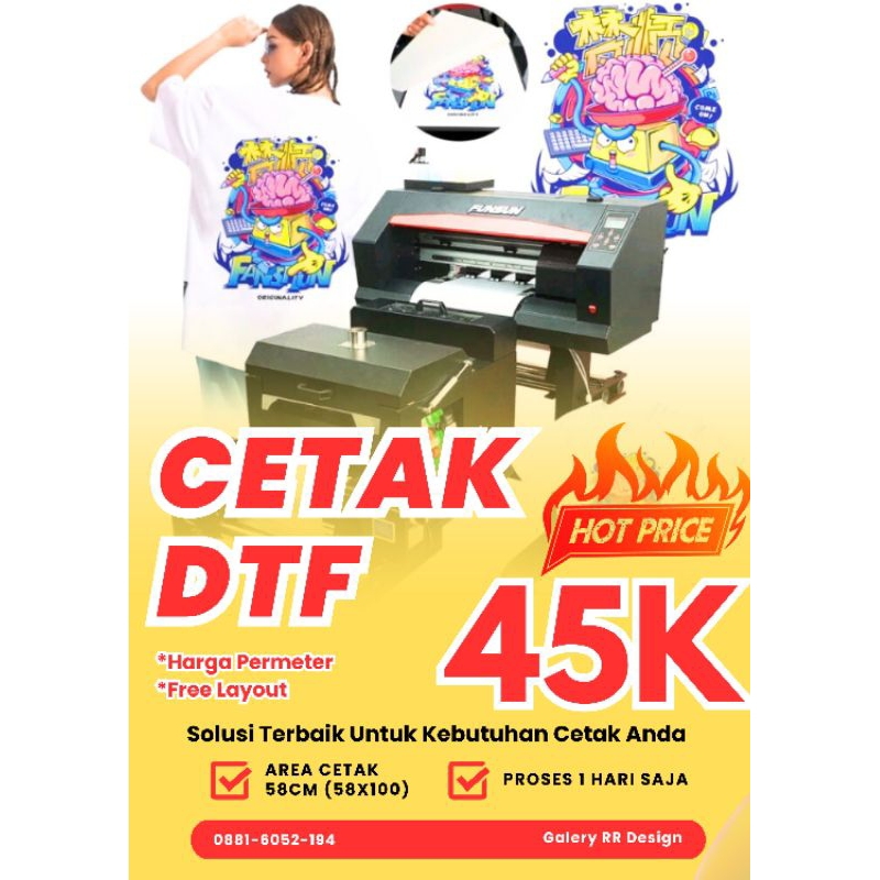 Jual Cetak DTF | Shopee Indonesia