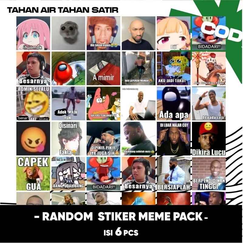 Jual STIKER MEME ABSURD SHITPOST | Shopee Indonesia