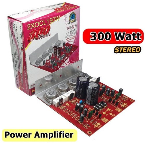 Jual Kit Power Amplifier OCL Pro 300W Stereo ( 2x150W ) 300 Watt ...