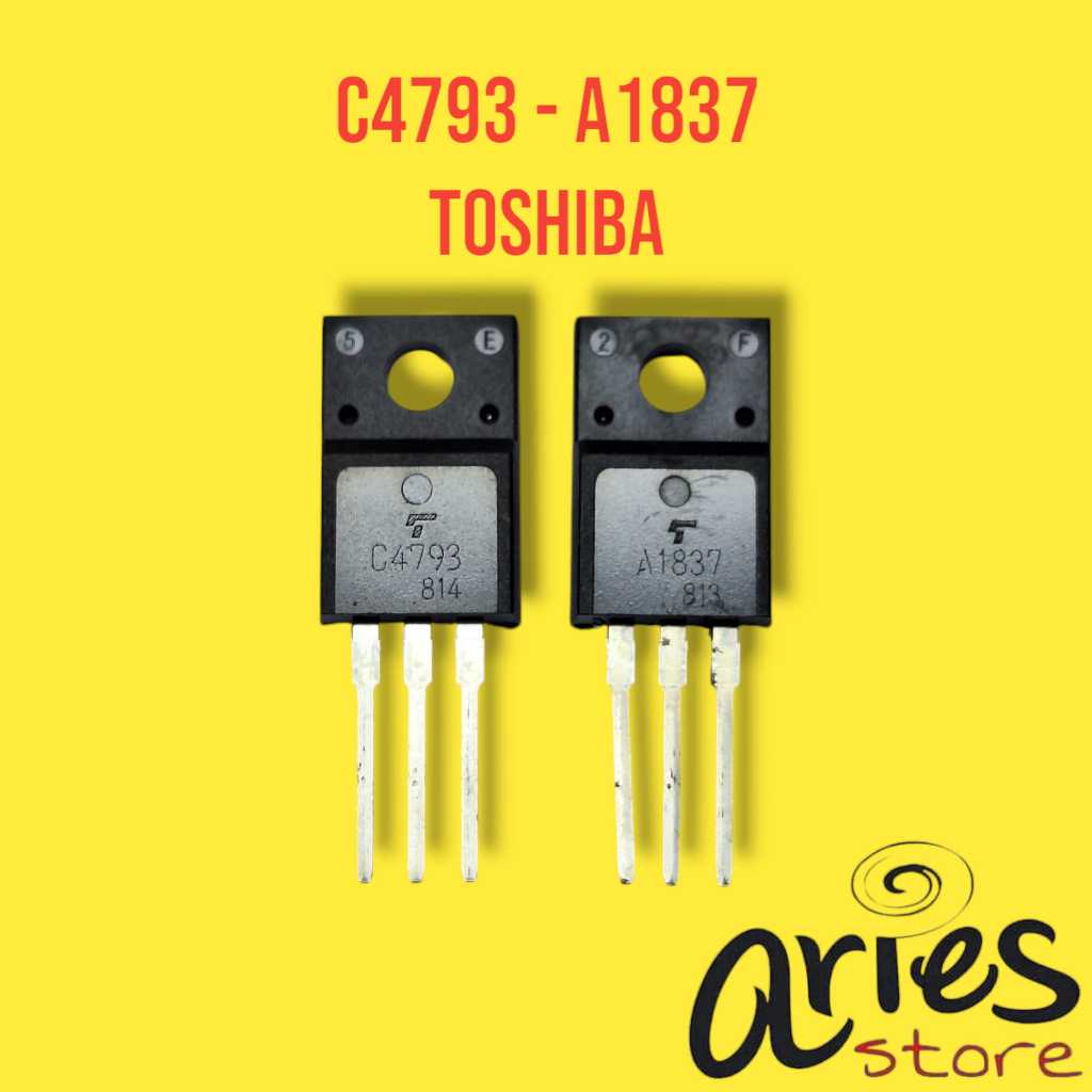 Jual TRANSISTOR A 1837 C 4793 1 SET A1837 C4793 THOSIBA | Shopee Indonesia