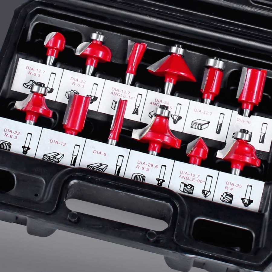 Jual Mata Router Kayu Set Mata Profil Mata Trimmer Set Router Bit Set ...