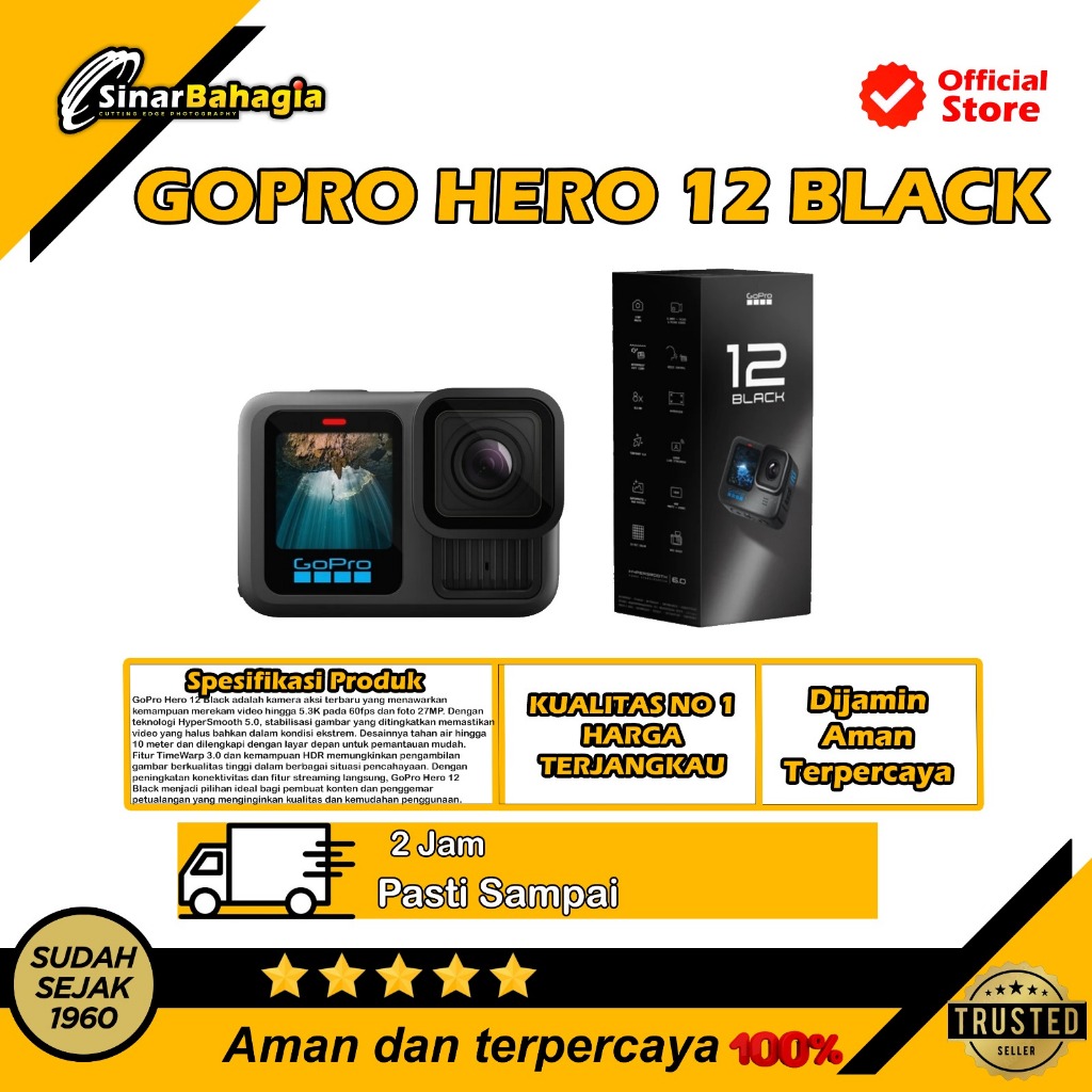 Jual GOPRO HERO 12 BLACK CREATOR COMBO | Shopee Indonesia