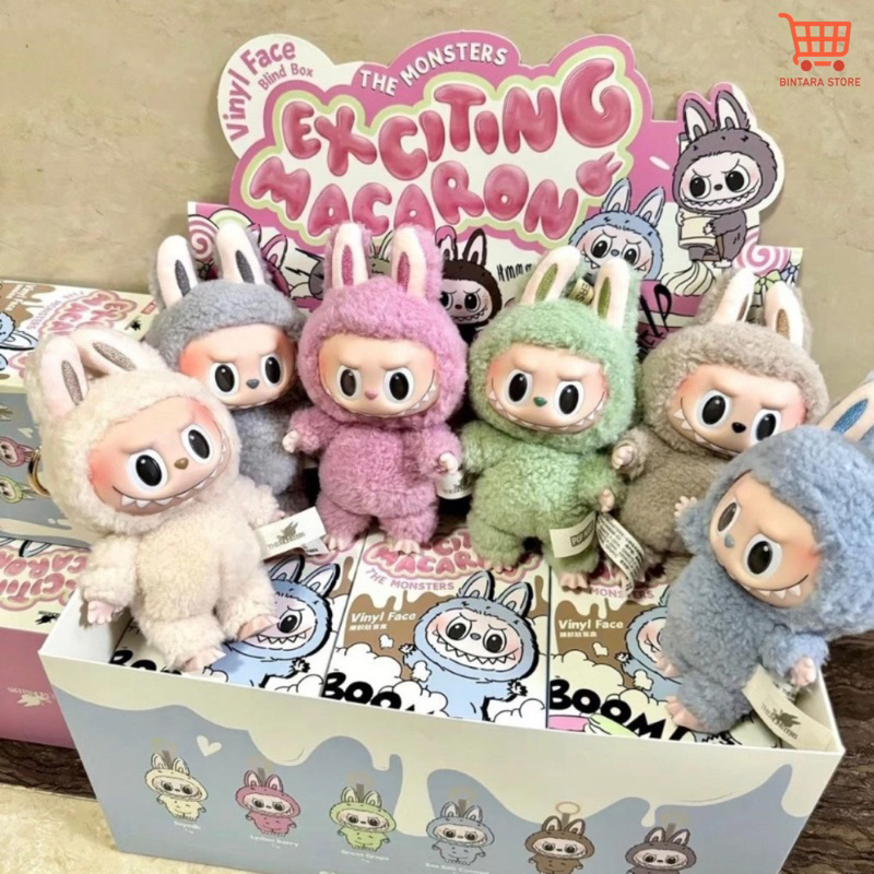 Jual LABUBU The Monsters Exciting Macaron Gantungan Kunci Blind Box ...