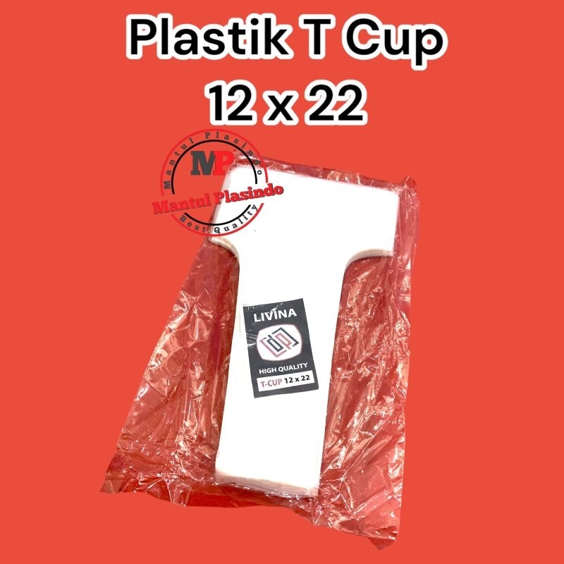 Jual Hd kantong takeaway model T 1cup / kantong plastik Gantung hd 1Gelas | Shopee Indonesia