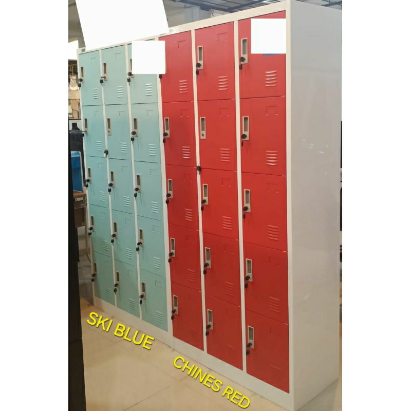 Jual Locker 15 Kotak Bahan Plat Besi Import - Full Kunci - Rak Arsip ...