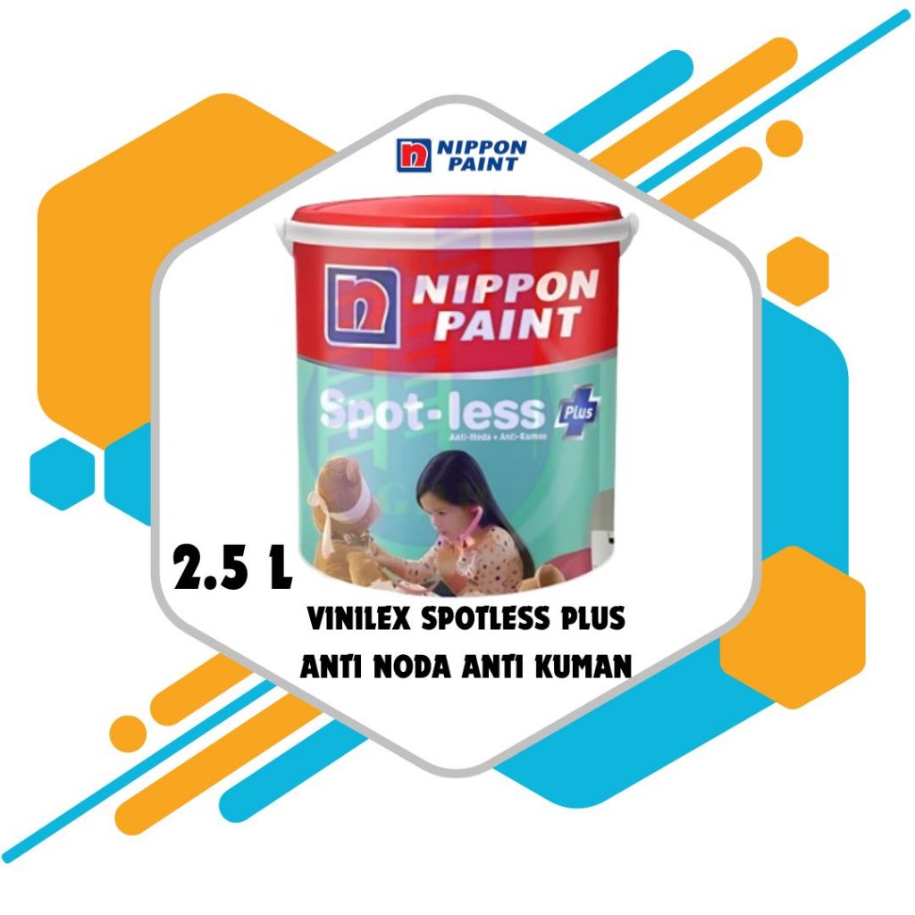 Jual SPOTLESS PLUS 2,5 LITER CAT TEMBOK ANTI NODA NIPPON PAINT | Shopee ...