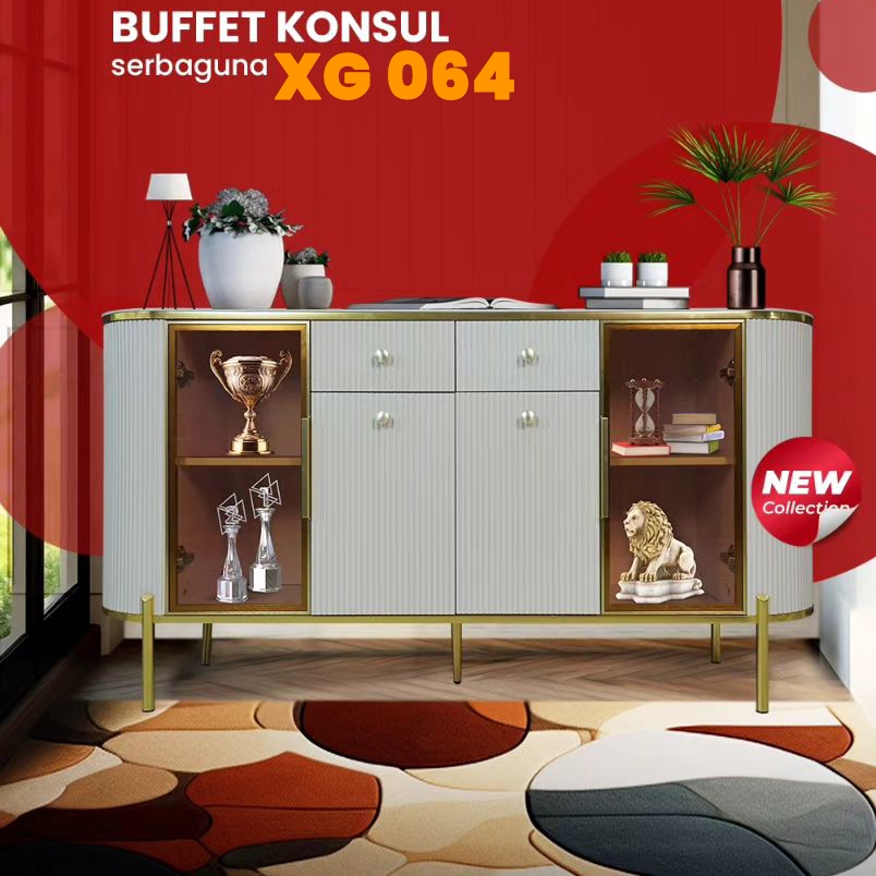 Jual Credenza / Buffet KAR / Meja TV Minimalis Import Murah Pontianak ...