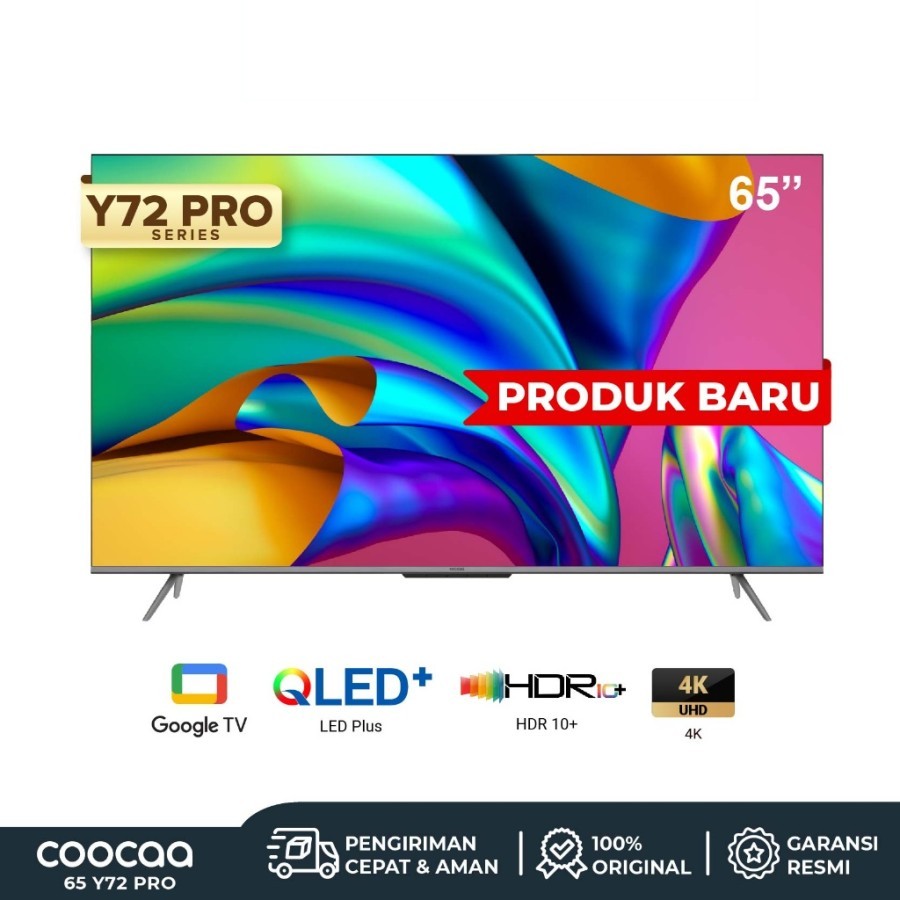 Jual TV Coocaa 65 Inch LED 65Y72 PRO (4K UHD - Google TV) | Shopee ...
