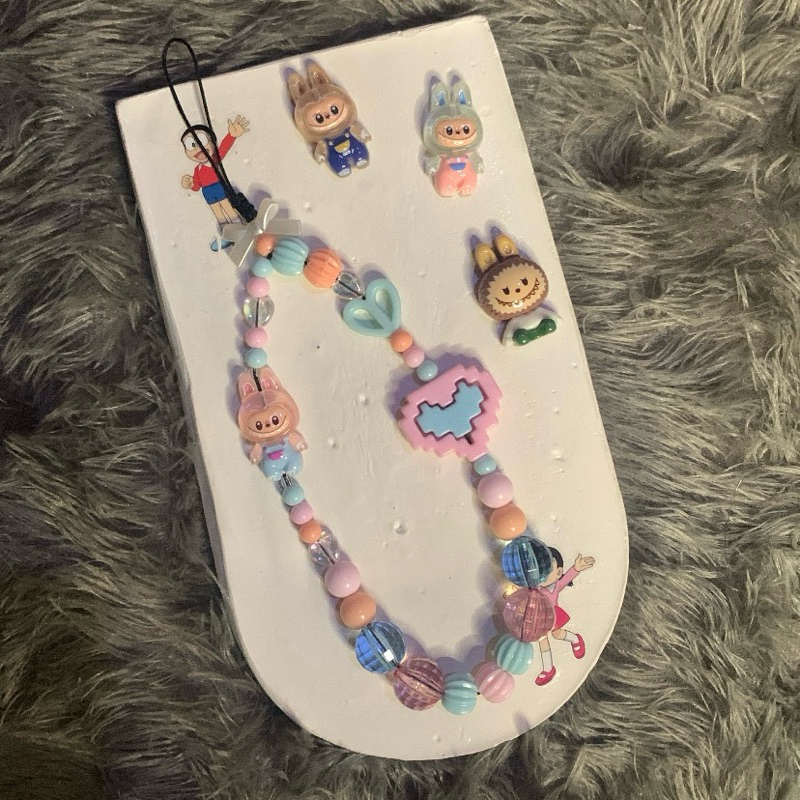 Jual [LIMITED] Strap Phone Labubu Glow in the dark series / Gantungan ...