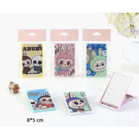 Jual Cermin Lipat Mini Labubu / Cermin Saku Motif Labubu / Kaca Saku ...
