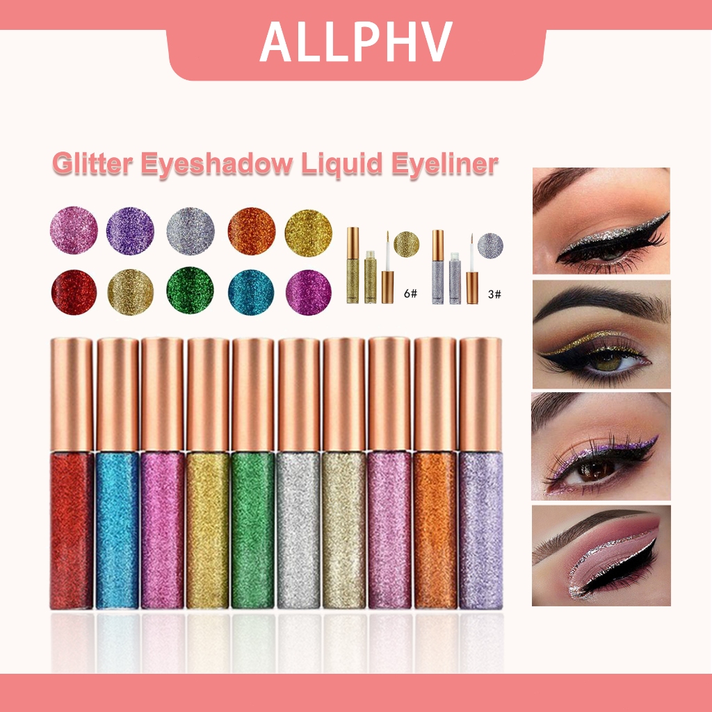 Jual HANDAIYAN Glitter Eyeshadow Liquid Eyeliner Long Lasting ...