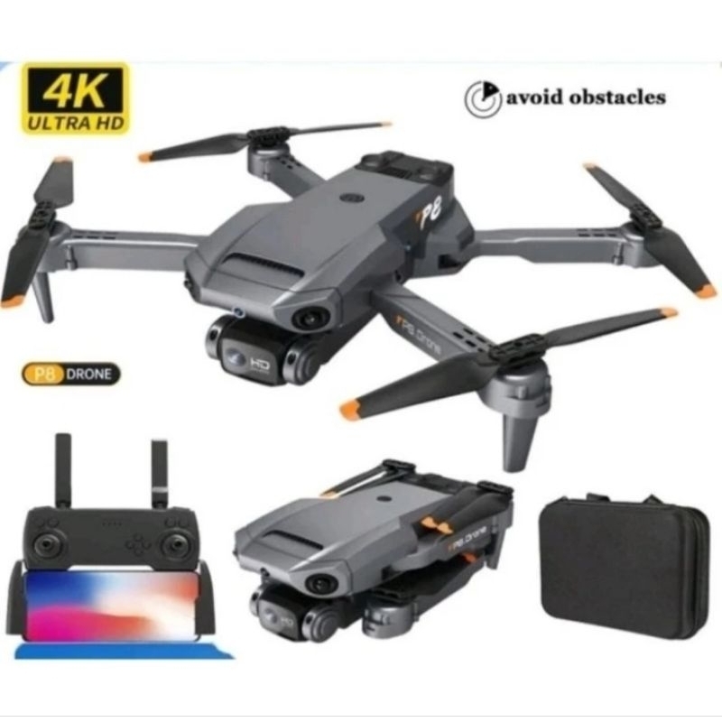 Jual DRONE TIPE P8 CAMERA HD 4K WIFI | Shopee Indonesia