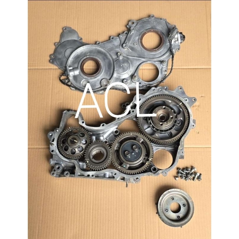 Jual Cover tutup timing gear gigi pompa oli set innova fortuner hilux ...