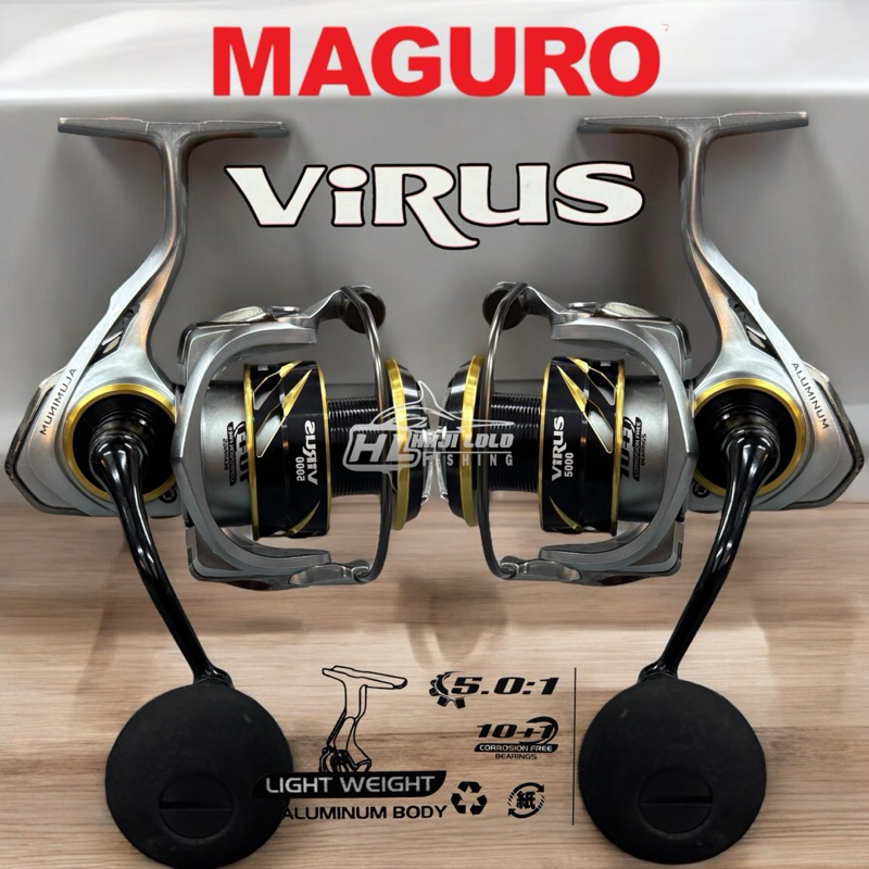 Jual Reel Spinning Maguro Virus SW | Shopee Indonesia