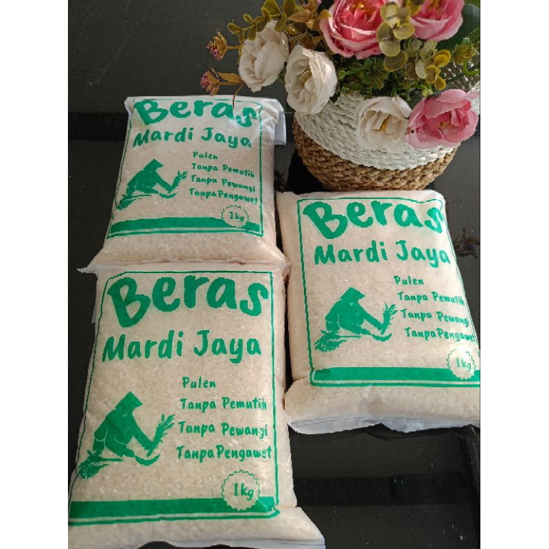 Jual BERAS KEMASAN 1KG/Beras Segar dari selepan/Beras hasil panen ...