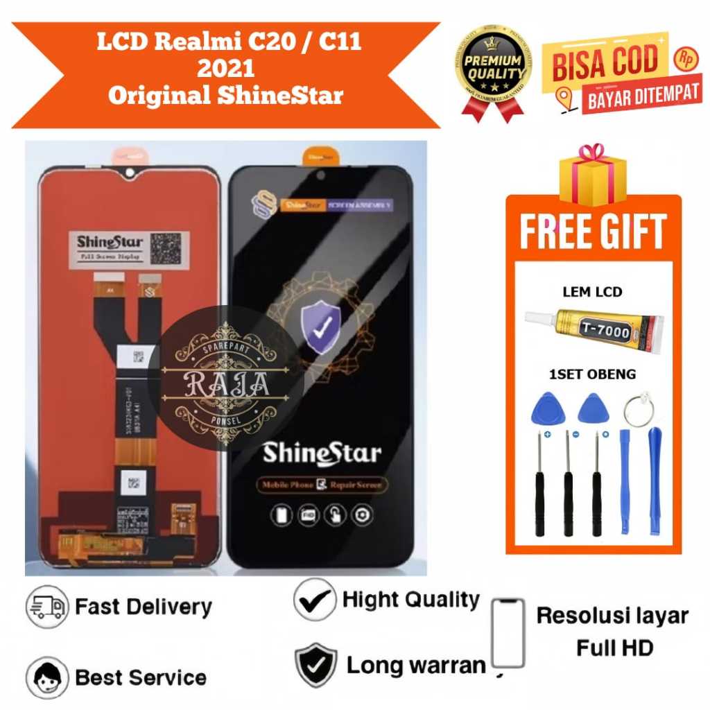 Jual Lcd touchscreen REALMI C20/ C11 2021 Original SHINESTAR / Lcd REALMI C20/ C11 2021 Original ...