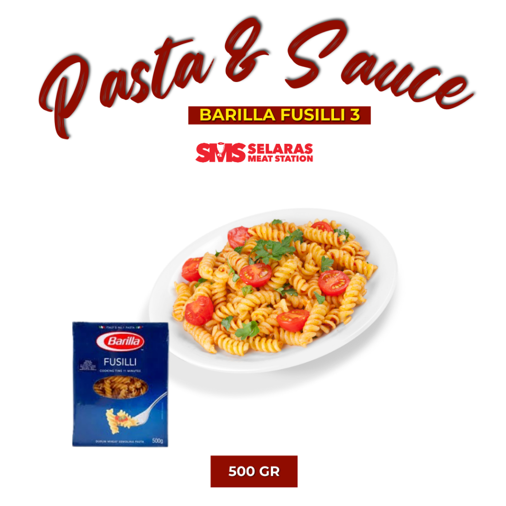 Jual Barilla Fusilli Pasta Fusili 500 gram | Shopee Indonesia
