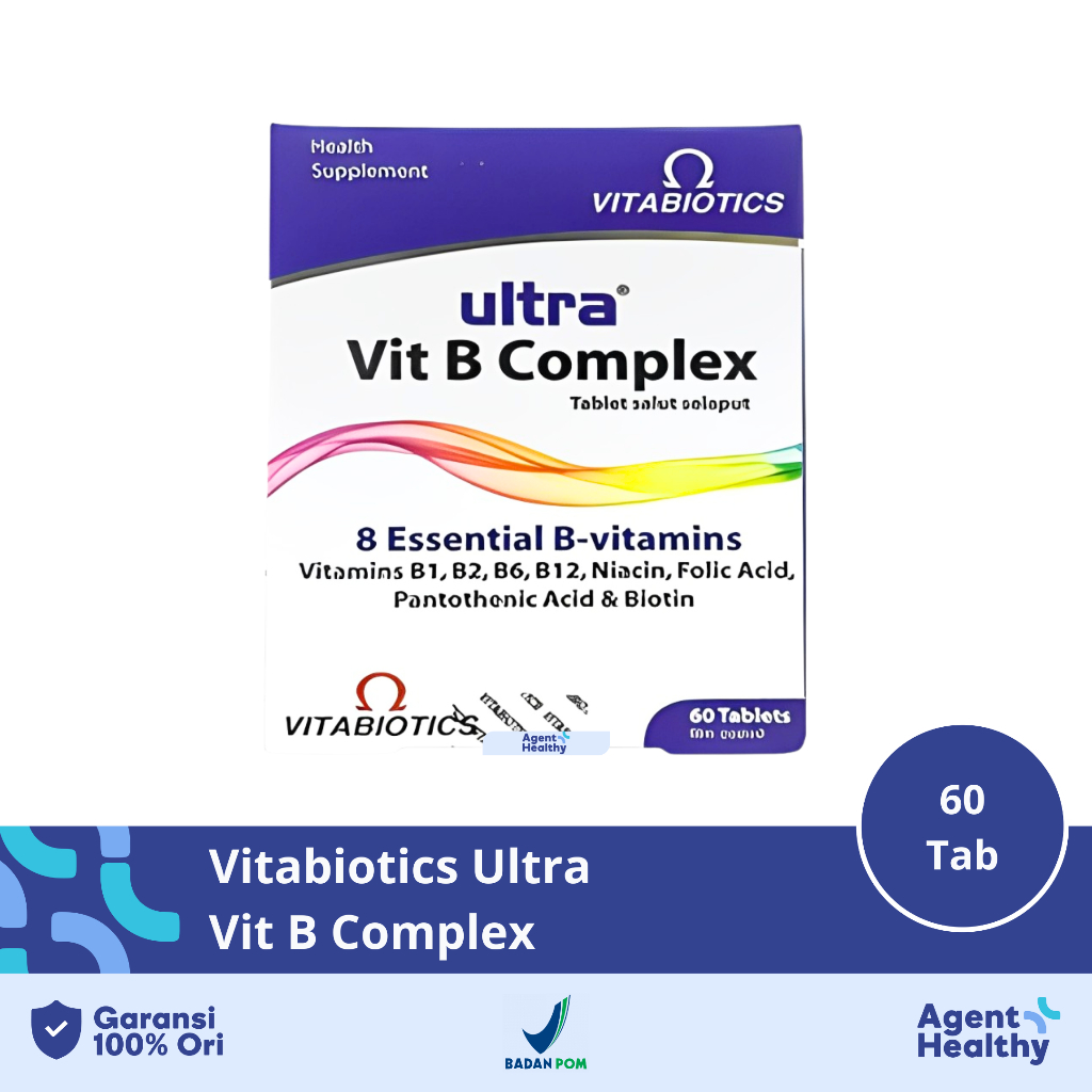 Jual Vitabiotics Ultra Vitamin B Complex isi 60 Tablet - Mengatasi ...
