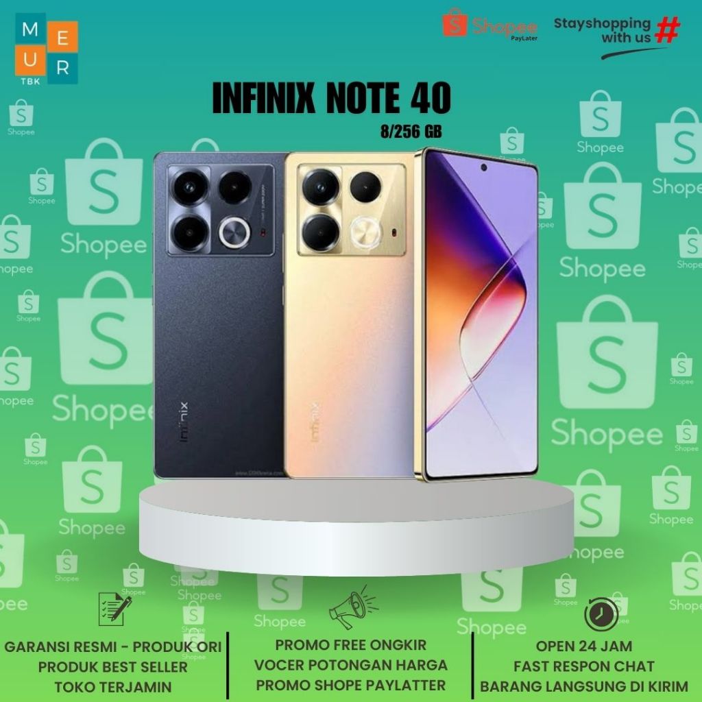 Jual INFINIX NOTE 40 8/256GB GARANSI RESMI | Shopee Indonesia