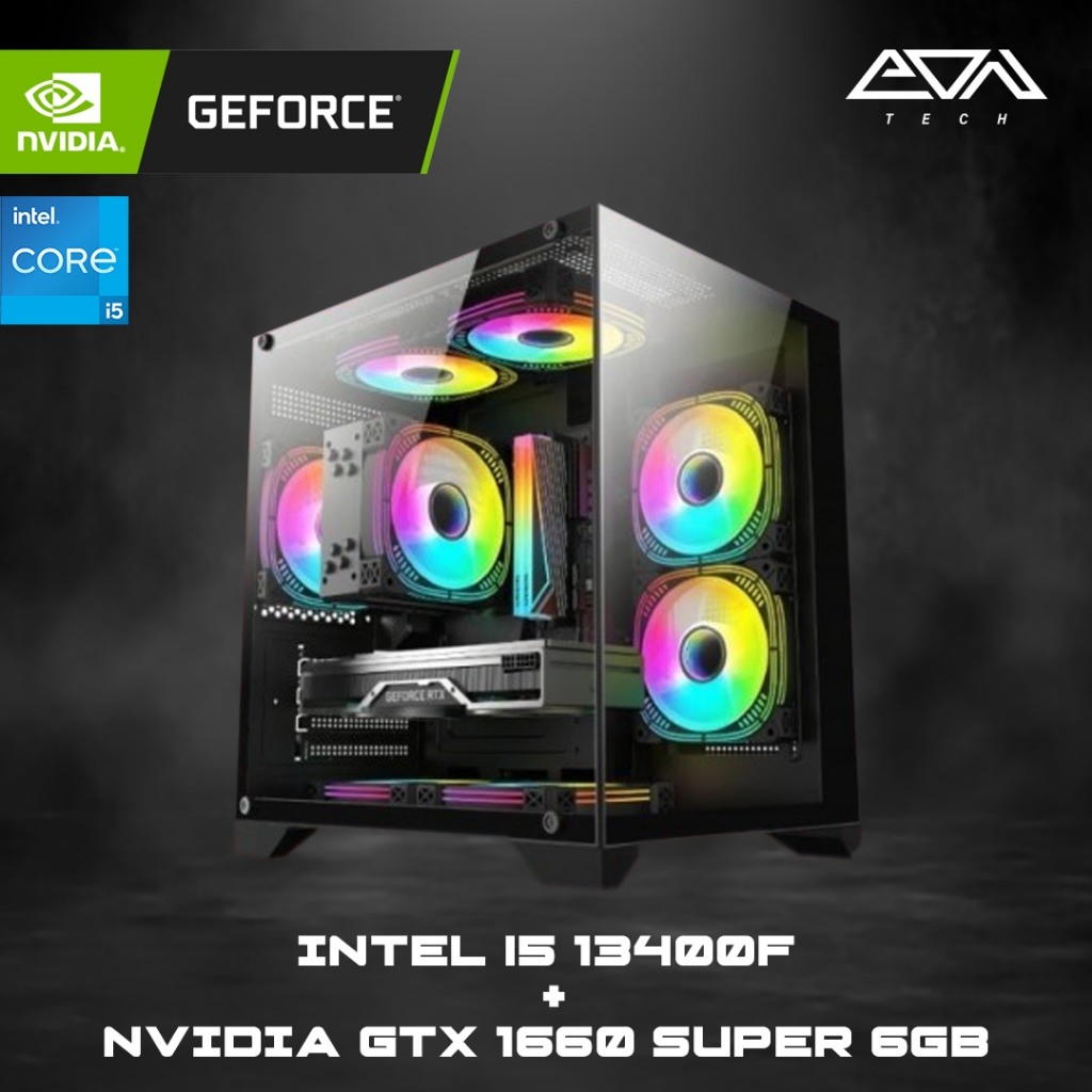 Jual Komputer Rakitan Gen13 | Intel i5 13400F |GTX 1660 Super |16GB |500GB |550W PC Gaming ...