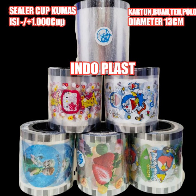 Jual isi 1Cup Sealer Cup Seal Tutup Gelas Plastik KanrtunBuahPolosDaunteh | Shopee Indonesia