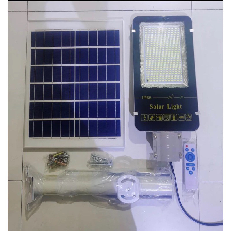 Jual Lampu jalan panel surya 100W Pju solar cell 2in1 100 Watt tenaga ...