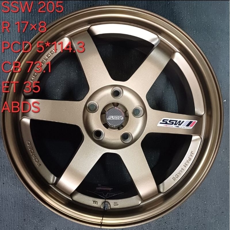 Jual Velg SSW te37 S205 R17x8 | Shopee Indonesia
