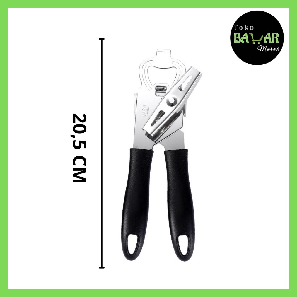 Jual Alat Pembuka Kaleng 3 In 1 Can Opener Stainless Steel Bukaan ...