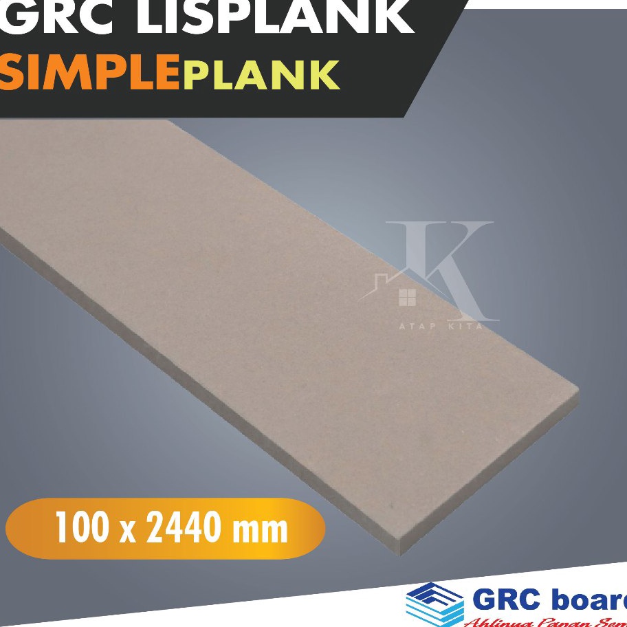 Jual Simple Plank Grc Polos 1 cm Lisplank Polos Lisplank Grc | Shopee ...