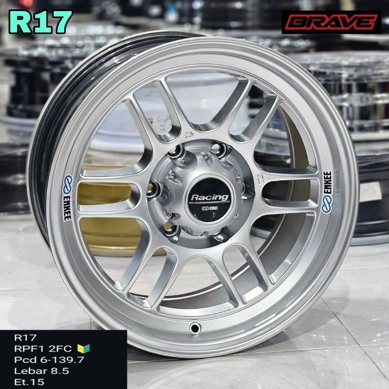 Jual velg fortuner rpf 1 ring 17 lebar 8,5 untuk pajero hilux strada triton ranger | Shopee ...