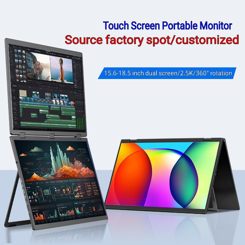 Jual EIMIO touch and no touch screen 18.5 inch 2.5K portable display ...