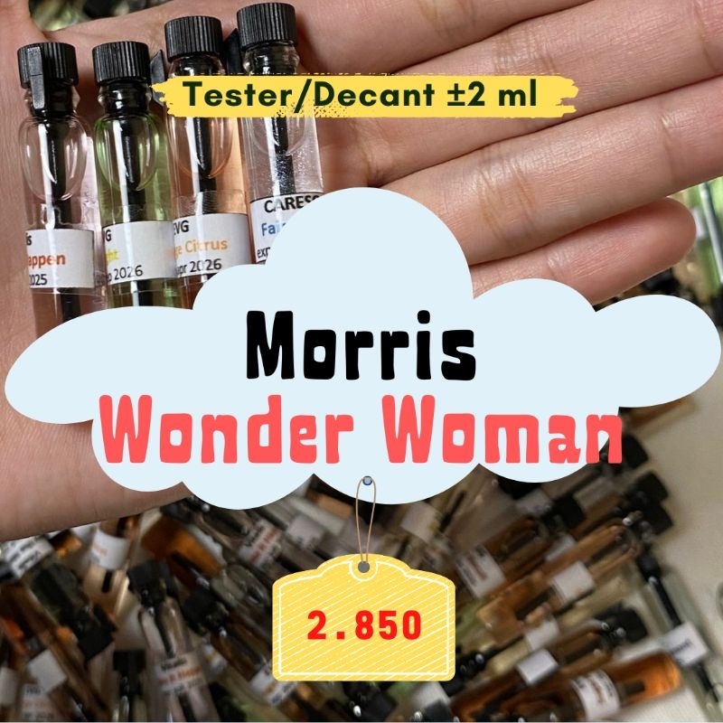 Jual Morris Wonder Woman ± 2ml (Tester Decant Share in Bottle) | Shopee ...