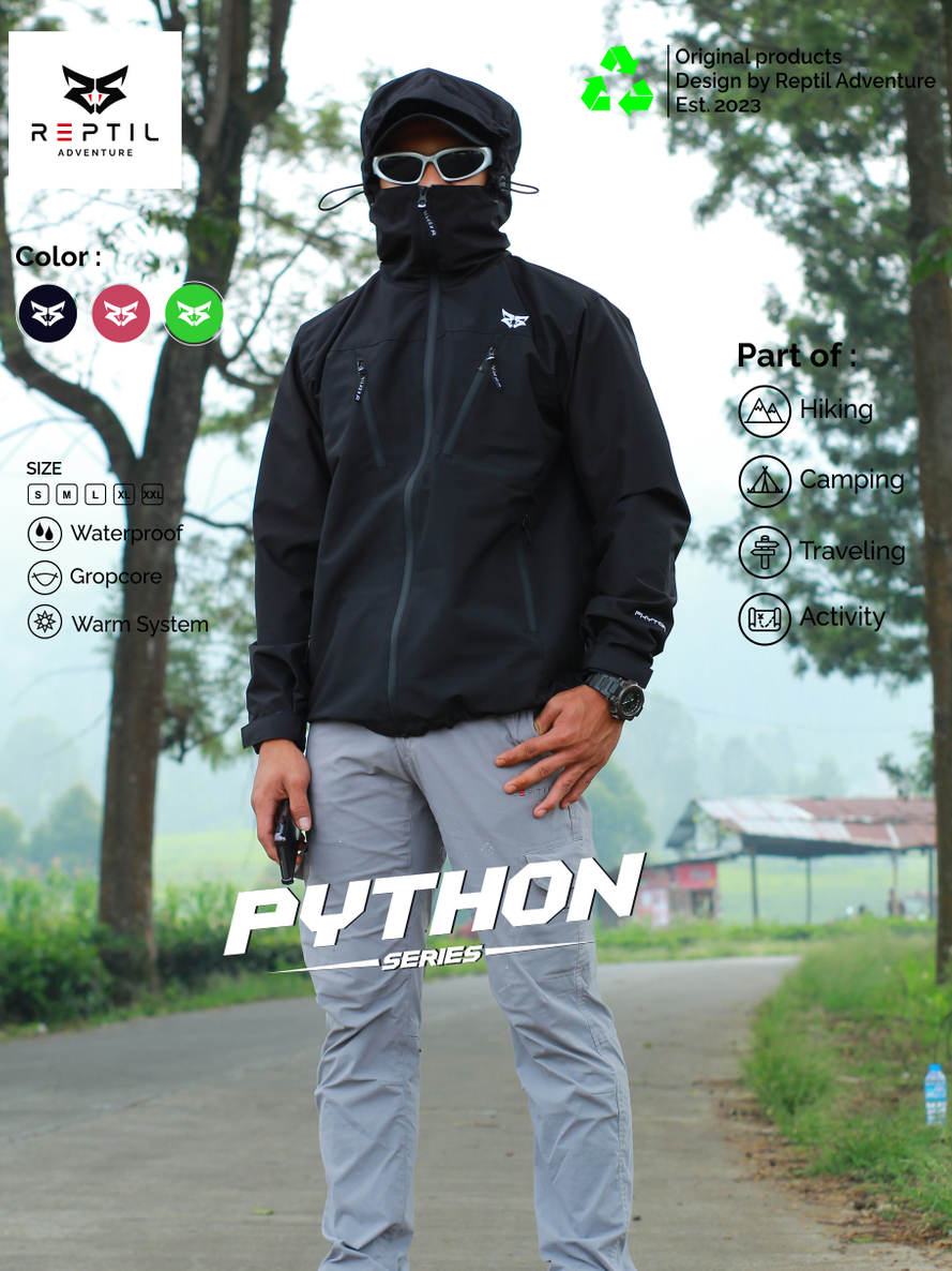 Jual JAKET OUTDOOR REPTIL ADVENTURE PYTHON series | Shopee Indonesia