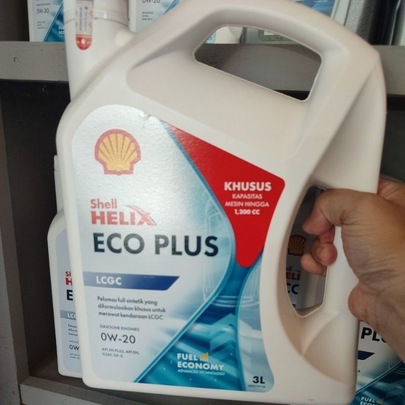 Jual oli Shell Helix eco plus 0w20 3L | Shopee Indonesia