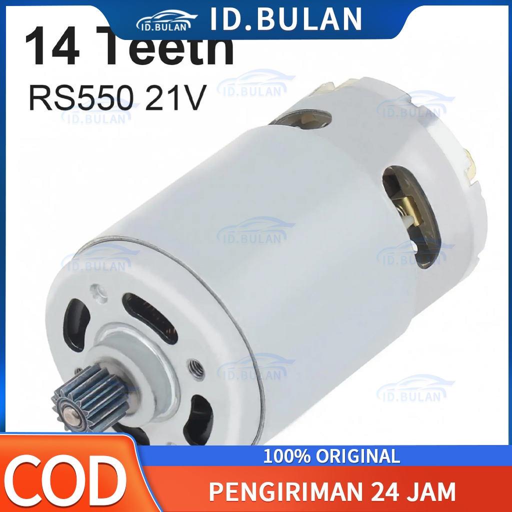 Jual RS550 Motor Dinamo DC 12V 16,8V 21V 25V Motor RS-550 High speed Pengganti Bor Baterai ...