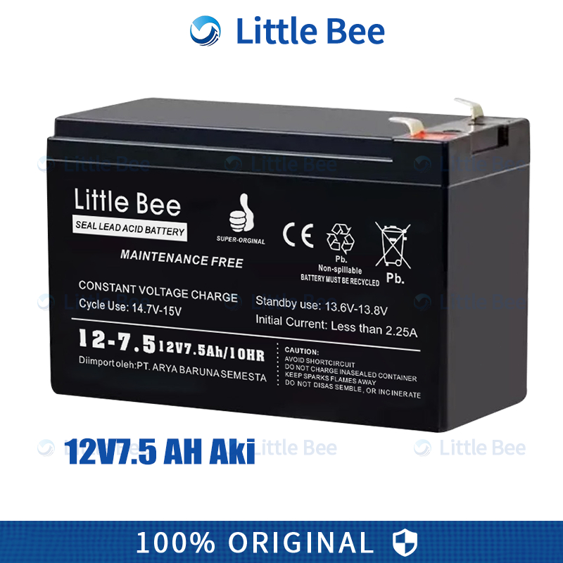 Jual Aki Kering 12V 7.5AH Sealedlead-Acid Battery Accu Tangki Alat ...