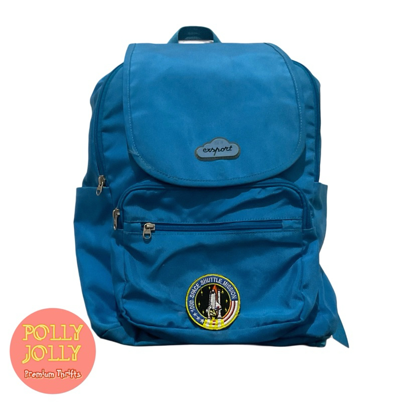 Jual EXPORT (ORI) - Tas Punggung Ransel Backpack Warna Biru (Prleoved ...